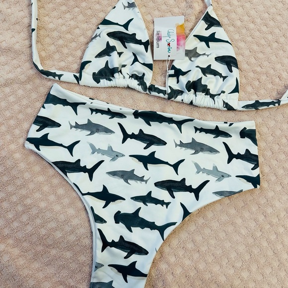 cheeky swim | Swim | Cheeky Swim Set In Gansbaai Shark Pattern | Poshmark